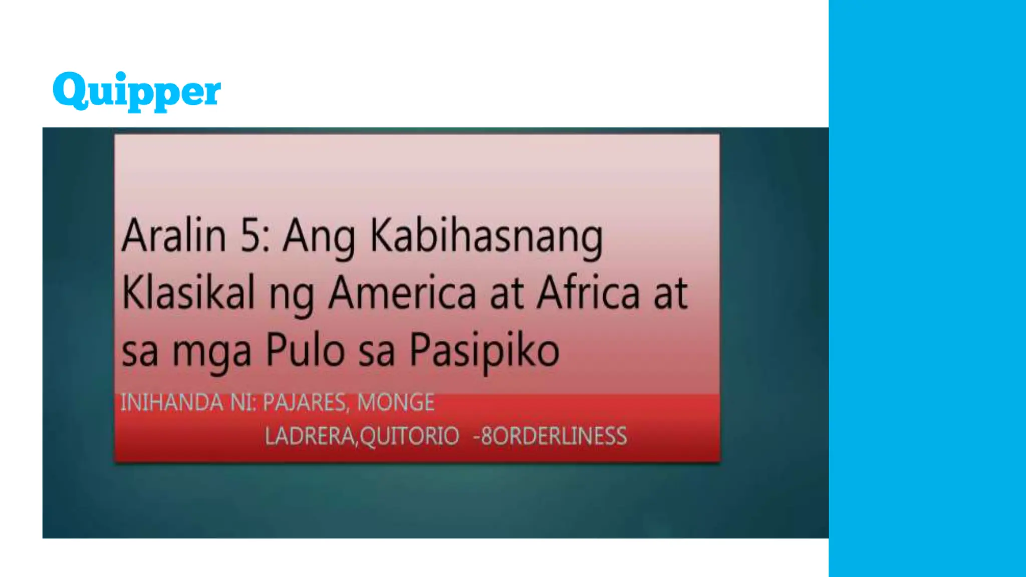 AP8 KABIHASNANG AMERIKA, APRIKA AT PULO SA PASIPIKO.pptx