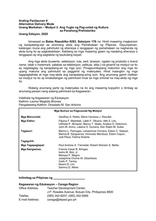 ap8_q1_mod3_Yugtong-Pag-Unlad-Ng-Kultura-Sa-Panahon-Ng-Prehistoriko ...