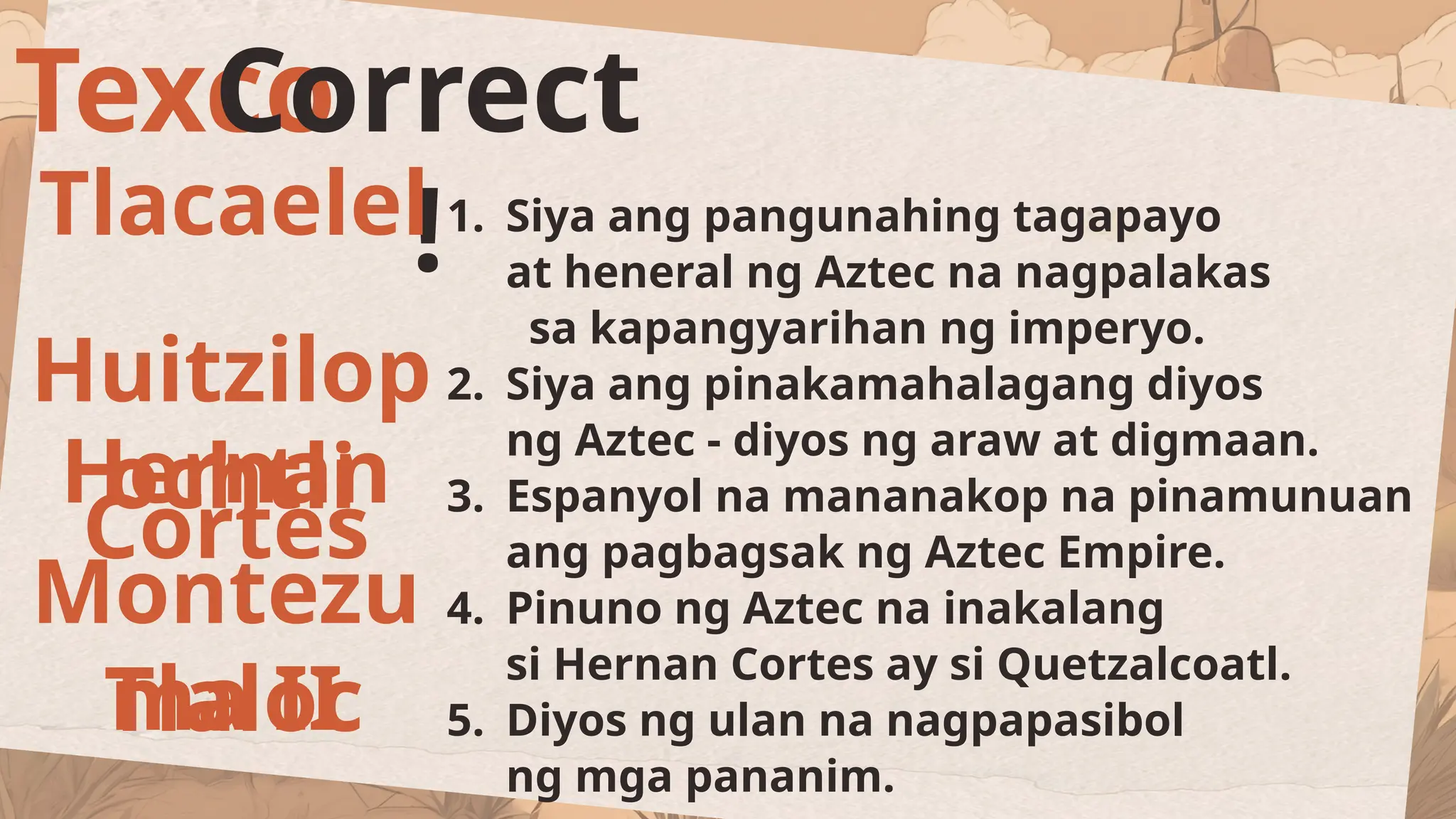 Kabihasnang Aztec Credits to Maam Eve PPT | PPTX