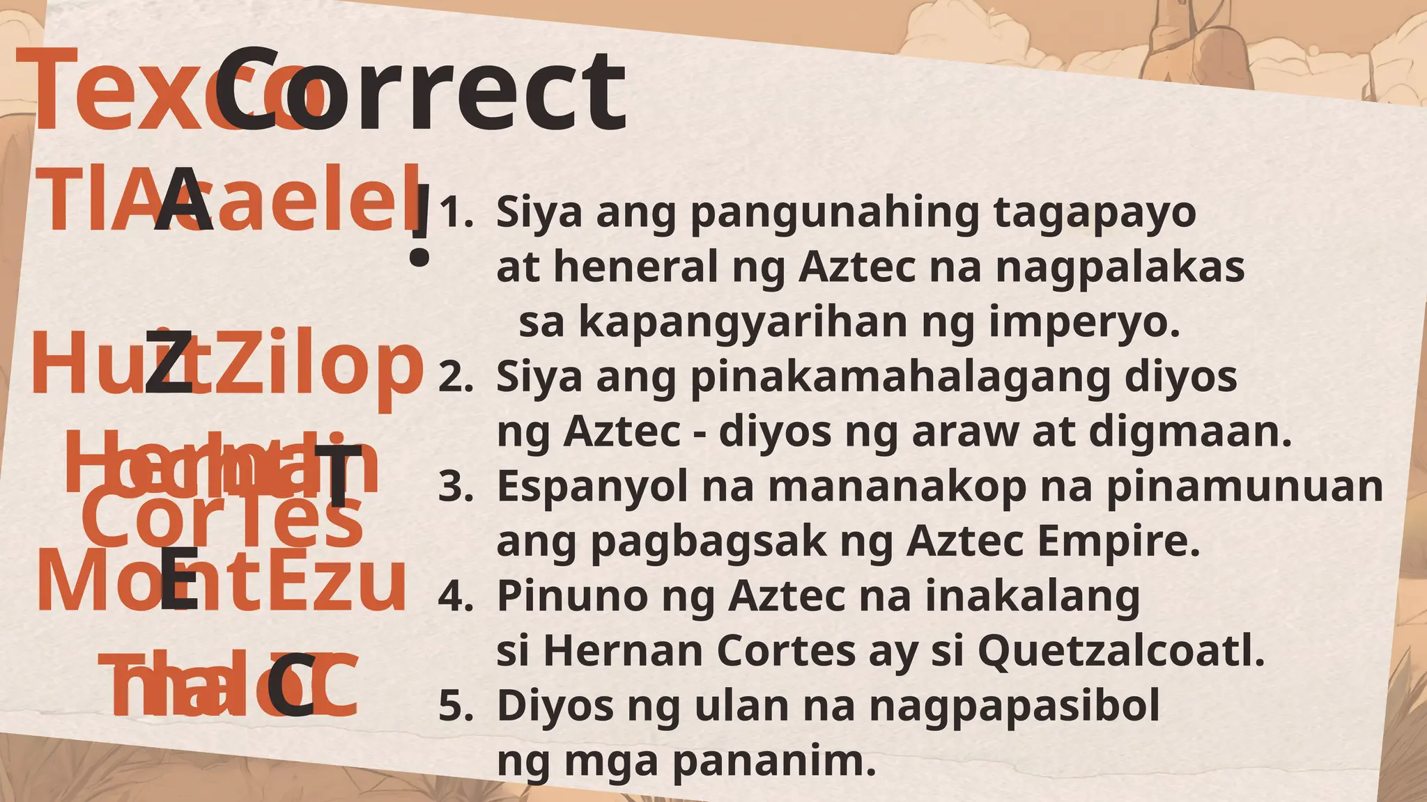 Kabihasnang Aztec Credits to Maam Eve PPT | PPTX