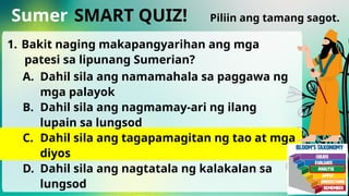 AP8 Q1 Week 5-2 Estrukturang Panlipunan ng Kabihasnang Sumerian.pptx