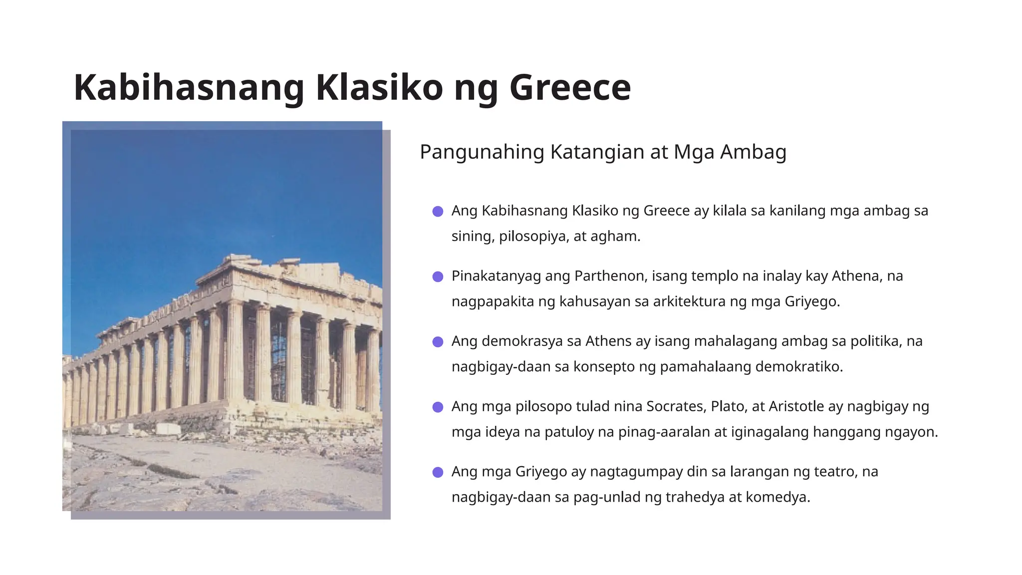 AP 8 Q2 1 WK1 Nasusuri ang Kabihasnang Minoan, Mycenean at Kabihasnang ...