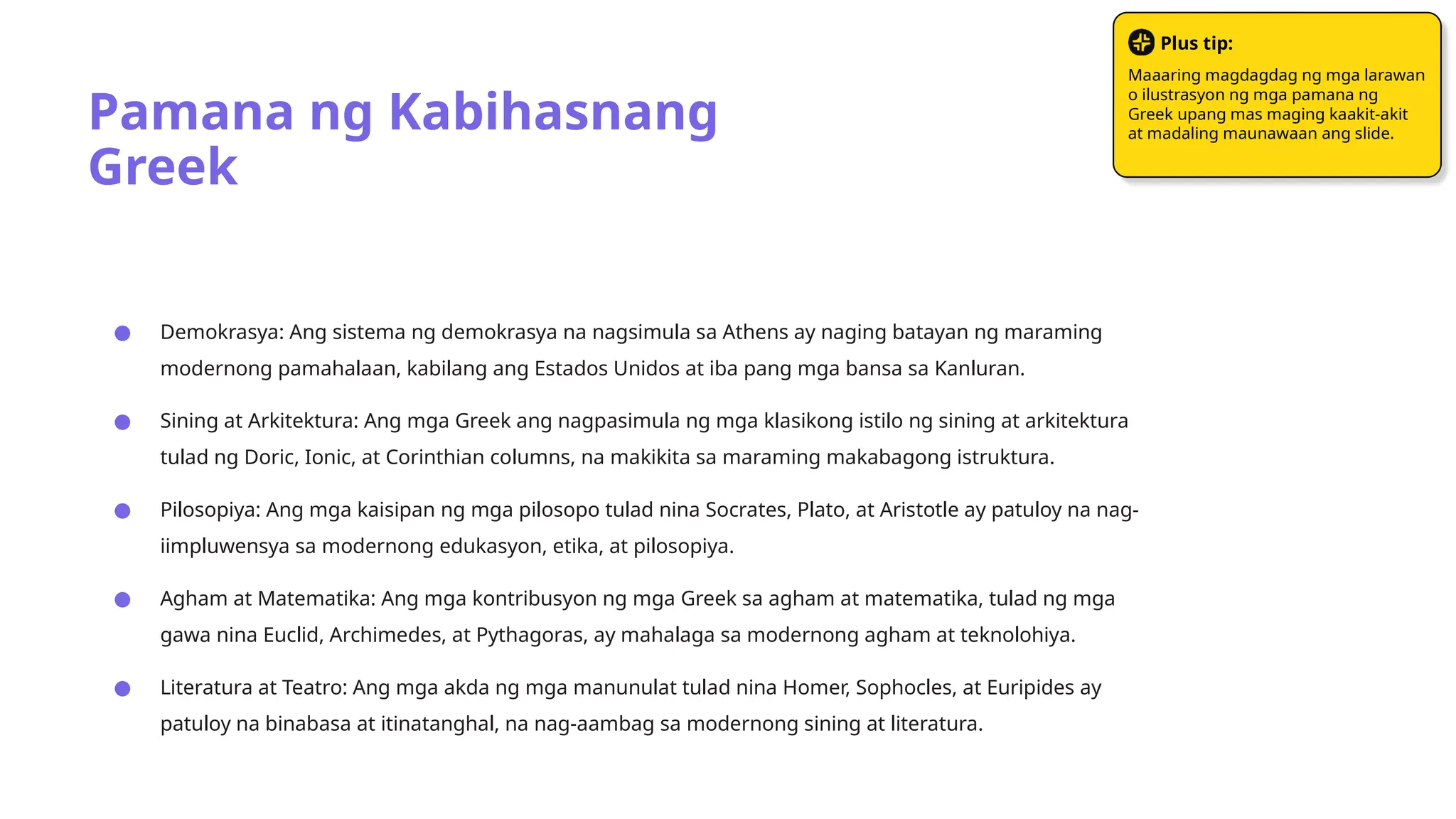 AP 8 Q2 1 WK1 Nasusuri ang Kabihasnang Minoan, Mycenean at Kabihasnang Klasiko ng Greece.pptx
