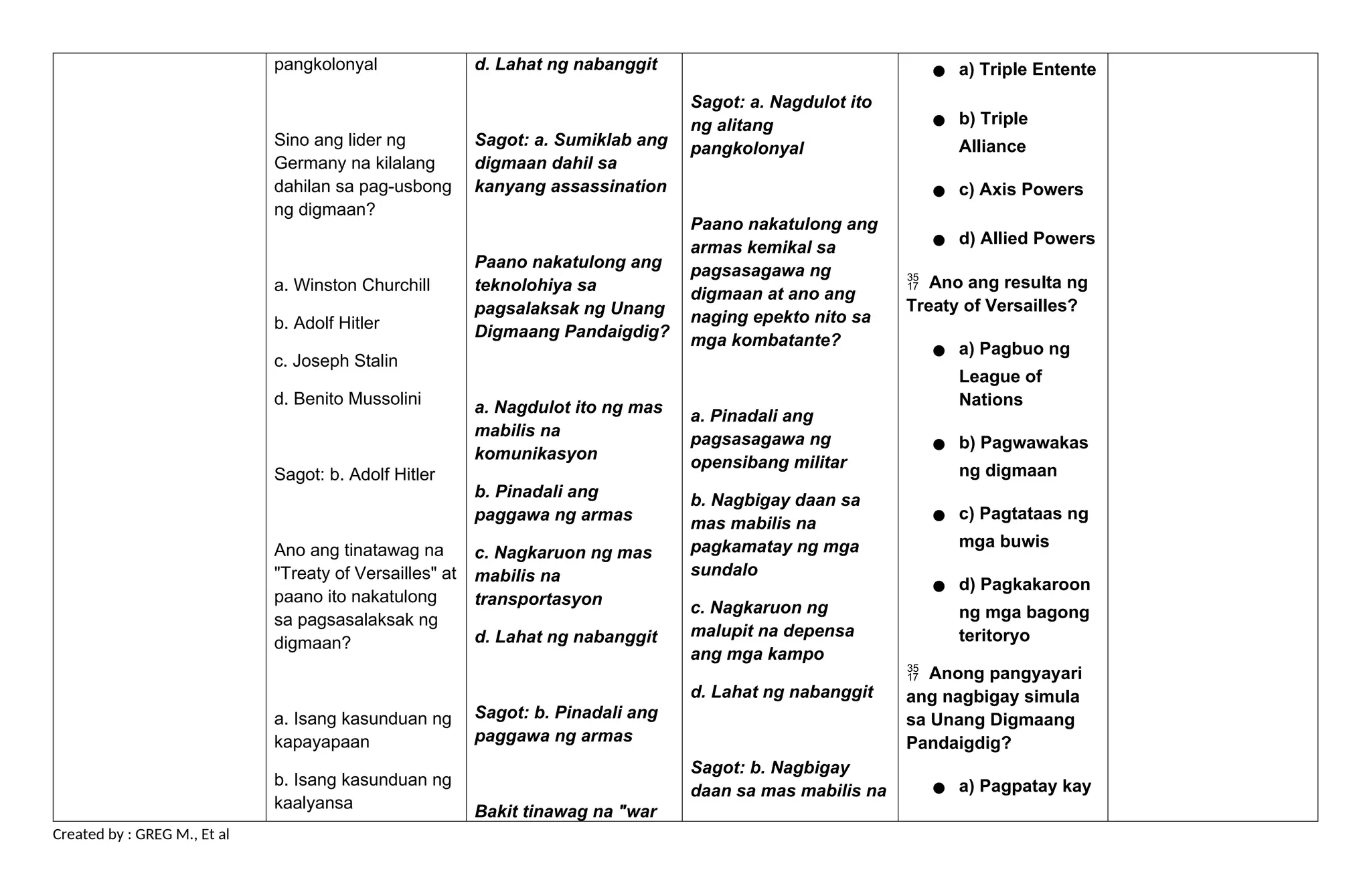 Araling Panlipunan Grade 8 Quarter 3 Lesson plan | DOCX