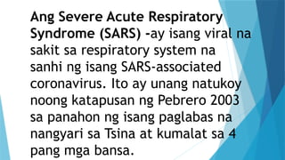 ap 8 SARS AT BIRDFLU.pptx grade 8 lesson for 4th quarter | PPTX