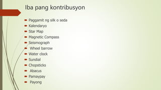 AP 8 W8 Mga Pamana ng Sinaunang Kabihasnan sa Daigdig.pptx
