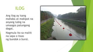 Anyong Lupa at Anyong Tubig | PPTX