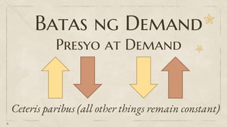 Ap 9 [2] demand (konsepto, function, schedule, curve, pagbabago) | PPTX