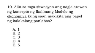 AP9-IKATLONG MARKAHANG PAGSUSULIT SA ARALING PANLIPUNAN | PPTX