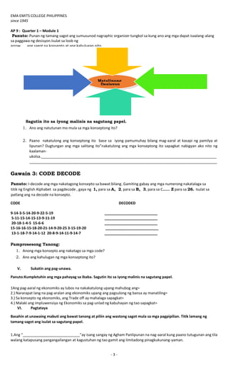 Ap 9 module 1 q1 | PDF