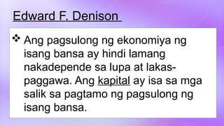 Aralin Panlipunan 9 MGA SALIK NG PRODUKSIYON | PPTX