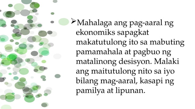 AP 9 Q1 PPt1.pptx Module 1-5: Kahulugan, Kahalagahan, Pagkonsumo | PPTX
