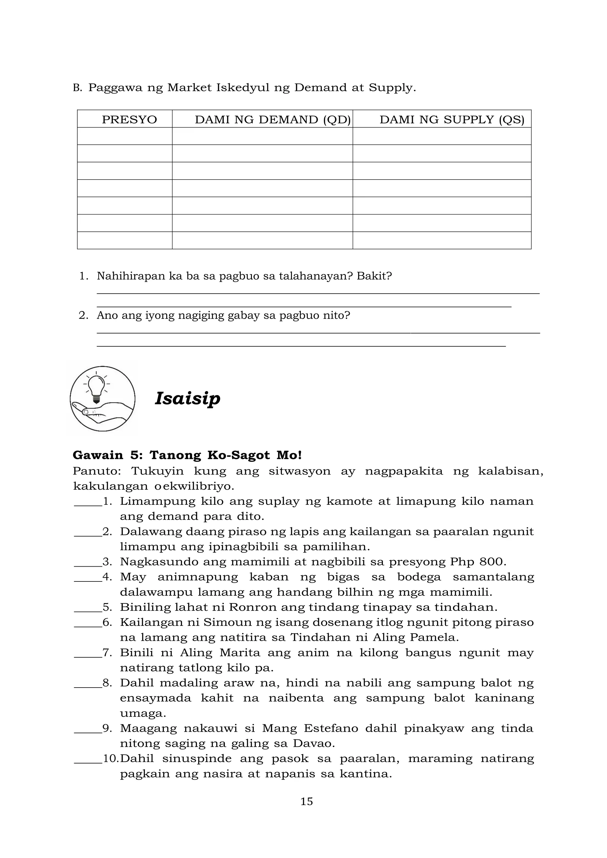 Ap9 q2 m3_interaksyon-ng-demand-at-supply_v2 (1) | PDF
