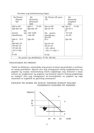 Ap9 q2 m3_interaksyon-ng-demand-at-supply_v2 (1) | PDF