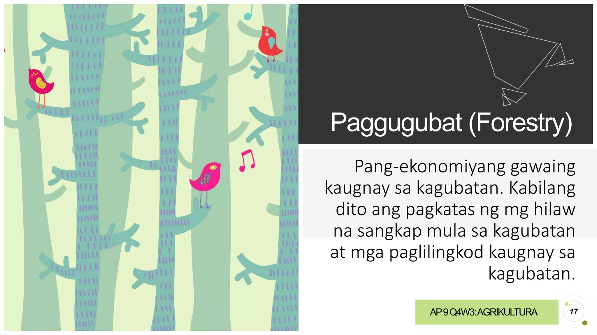 EKONOMIKS 9 QUARTER 4 WEEK 3: SEKTOR NG AGRIKULTURA | PPTX