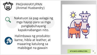 EKONOMIKS 9 QUARTER 4 WEEK 3: SEKTOR NG AGRIKULTURA | PPTX