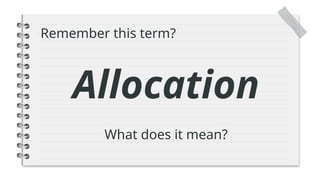 Lesson 1: Allocation and Economic Systems | PPTX