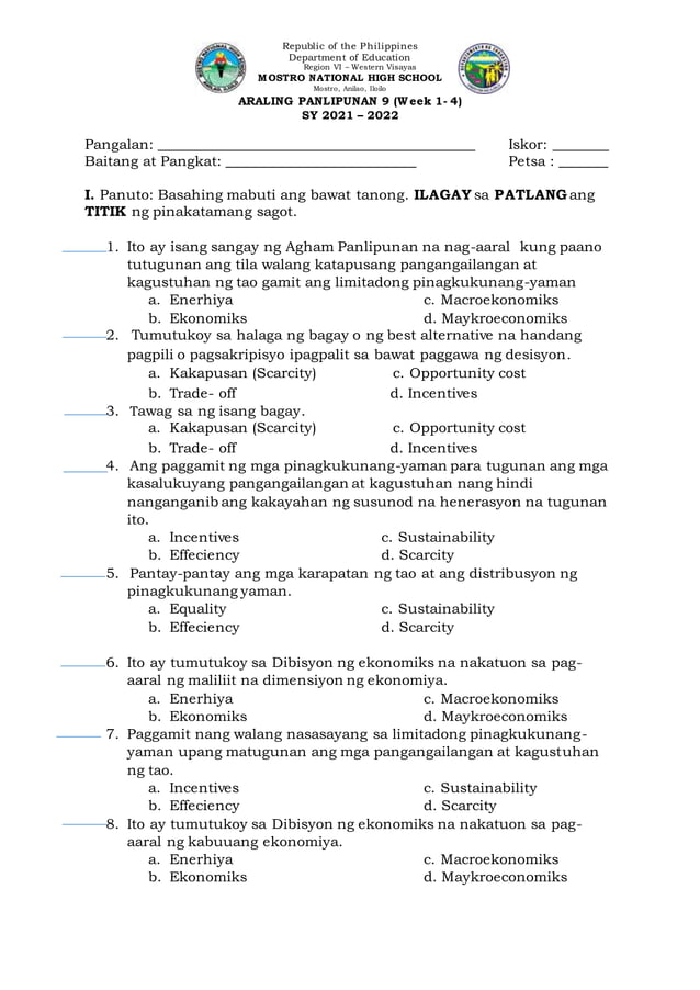 AP 9 Summative Exam (Week 1- 4).docx