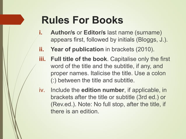 APA referencing | PPT