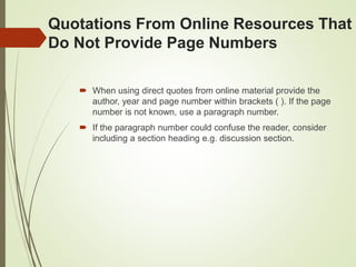 APA referencing | PPT