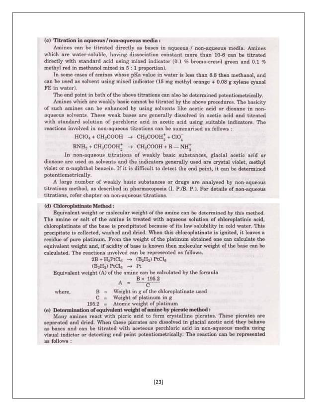Notes* for the subject 'Advanced Pharmaceutical Analysis' | PDF ...