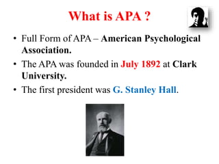 What is APA Writing Style or Format | PPT