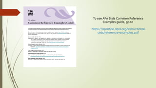 APA 7th edition, Formatting and Citation | PPTX | Homework and Study ...