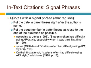 APA - Essay #3 | PPTX