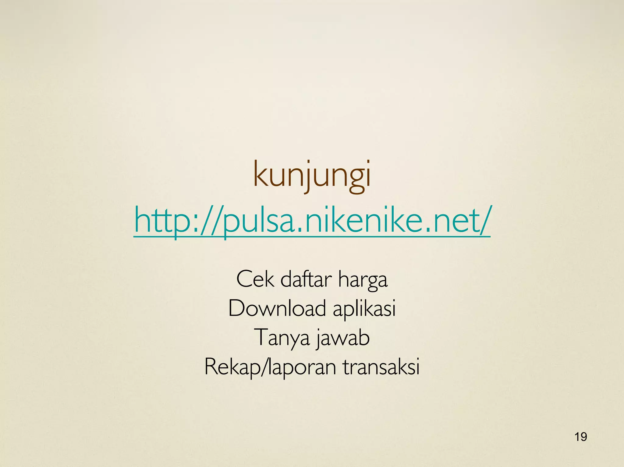 Apa itu bisnis pulsa? | PDF