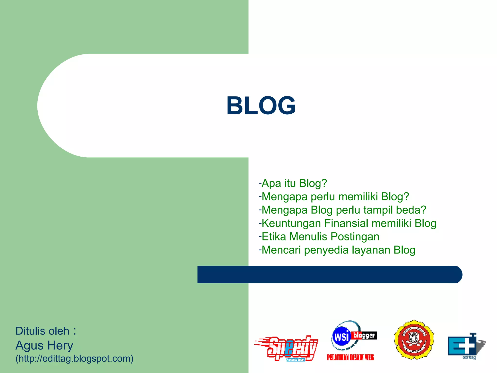 Apa Itu Blog | PPT
