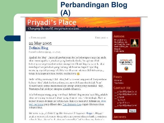 Apa Itu Blog | PPT