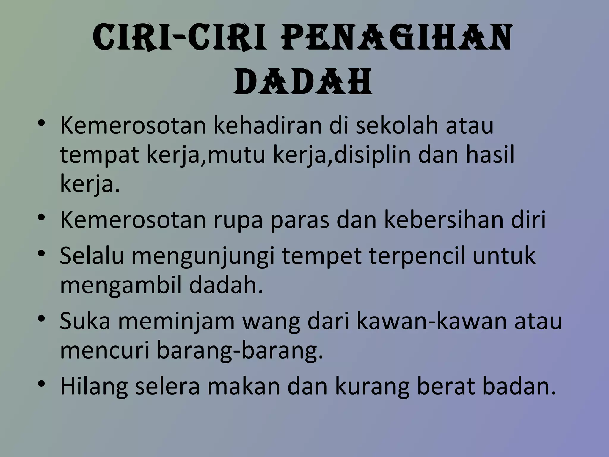 Apa itu-dadah | PPT