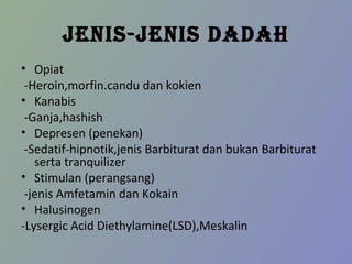 Apa itu-dadah | PPT