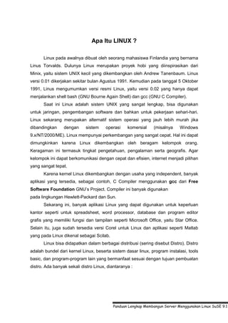 Apa itu linux tentang linux | PDF