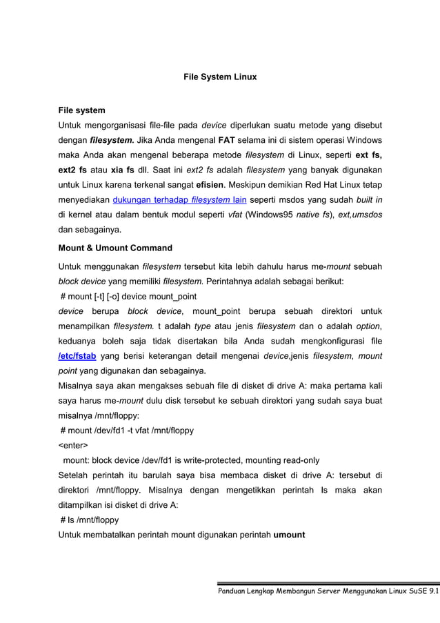 Apa itu linux tentang linux | PDF