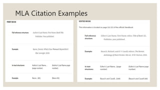 APA-MLA citations presentation in research | PPTX