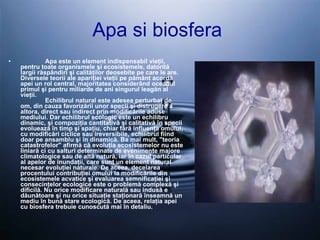 Apa -Universul Vietii | PPS
