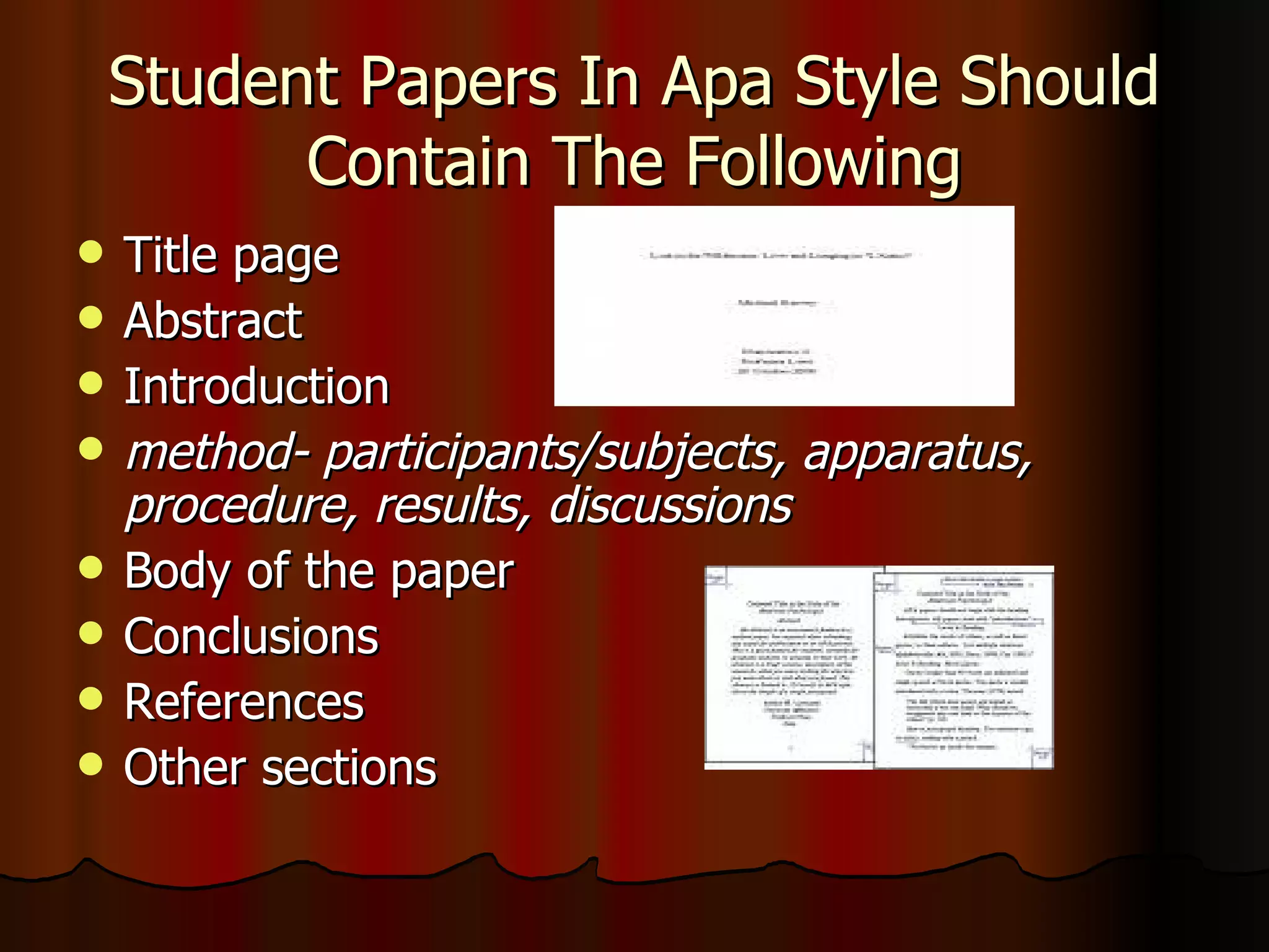 Apa Power Point By Sharierfa | PPT