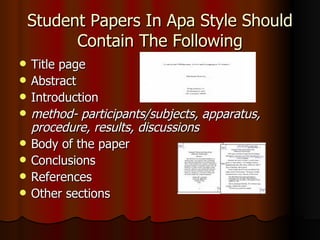 Apa Power Point By Sharierfa Notes | PPT