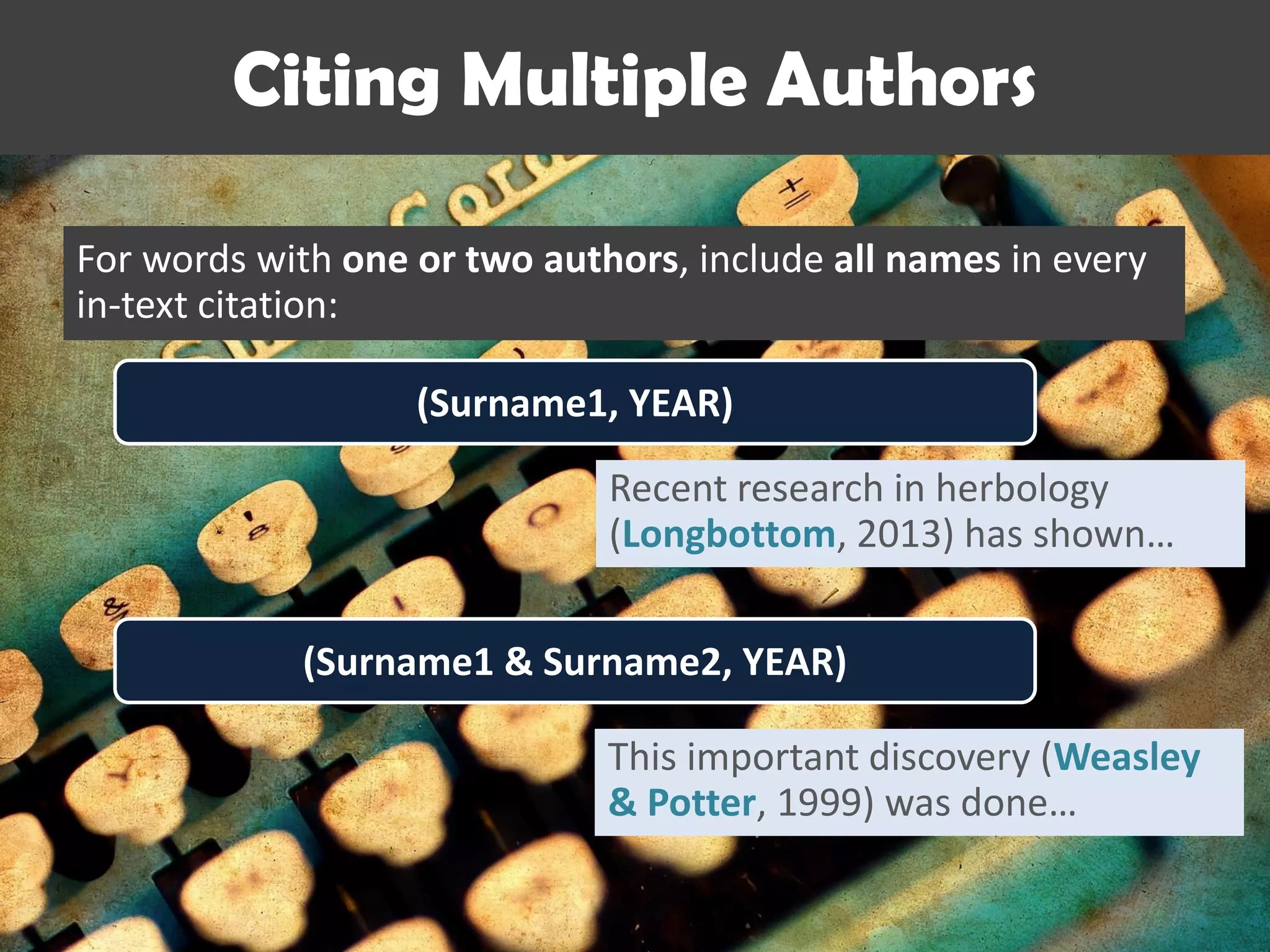 How to cite and reference in APA style | PDF