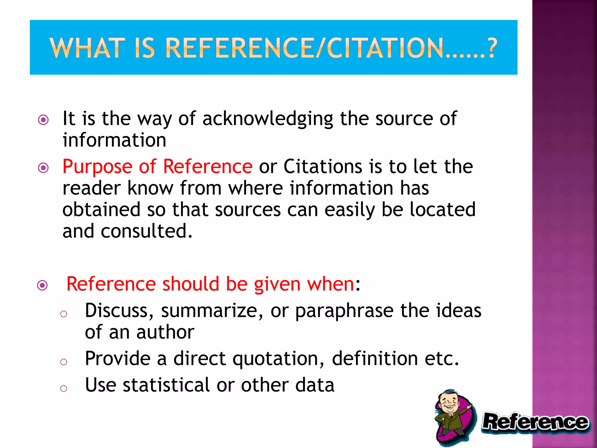 Reference Writing Style: American Psychological Association (APA) | PPTX