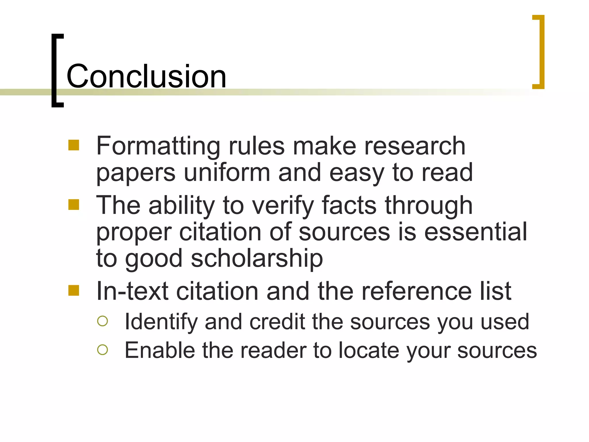 Apa Citation Style | PPT