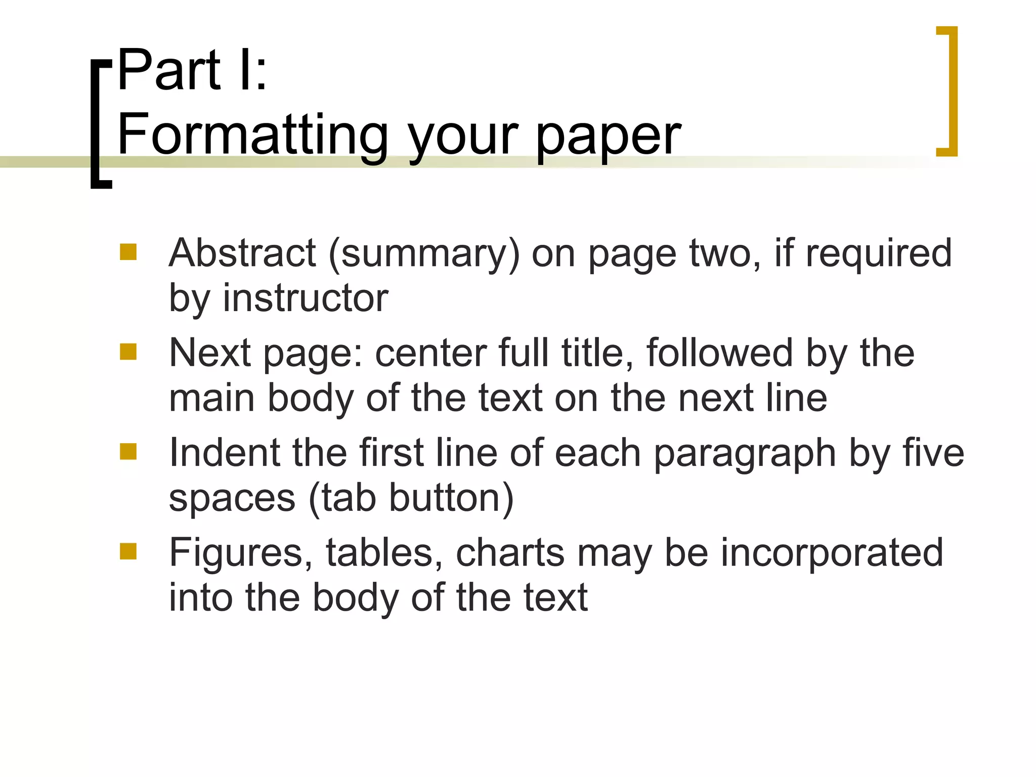 Apa Citation Style | PPT