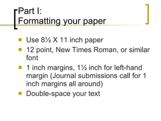 Apa Citation Style | PPT