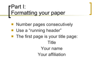 Apa Citation Style | PPT