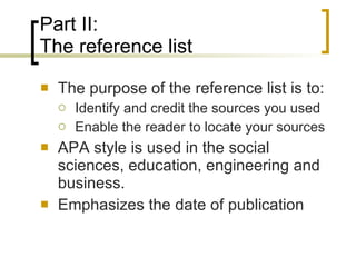 Apa Citation Style | PPT