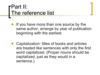 Apa Citation Style | PPT