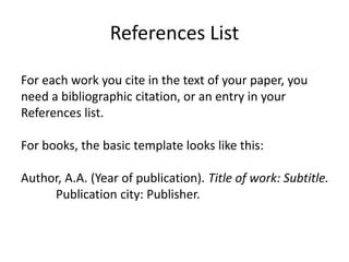 Apa style citations revised | PPT