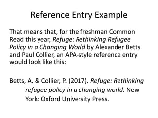 Apa style citations revised | PPT