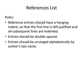 Apa style citations revised | PPT